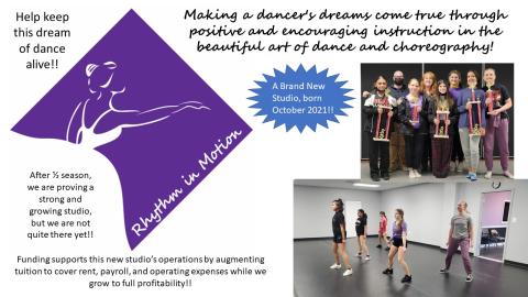 Rhythm in Motion Dance Company startup fund | IFundWomen