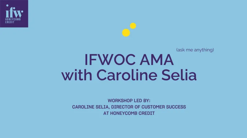 IFWOC AMA with Caroline Selia: Ask Me Anything